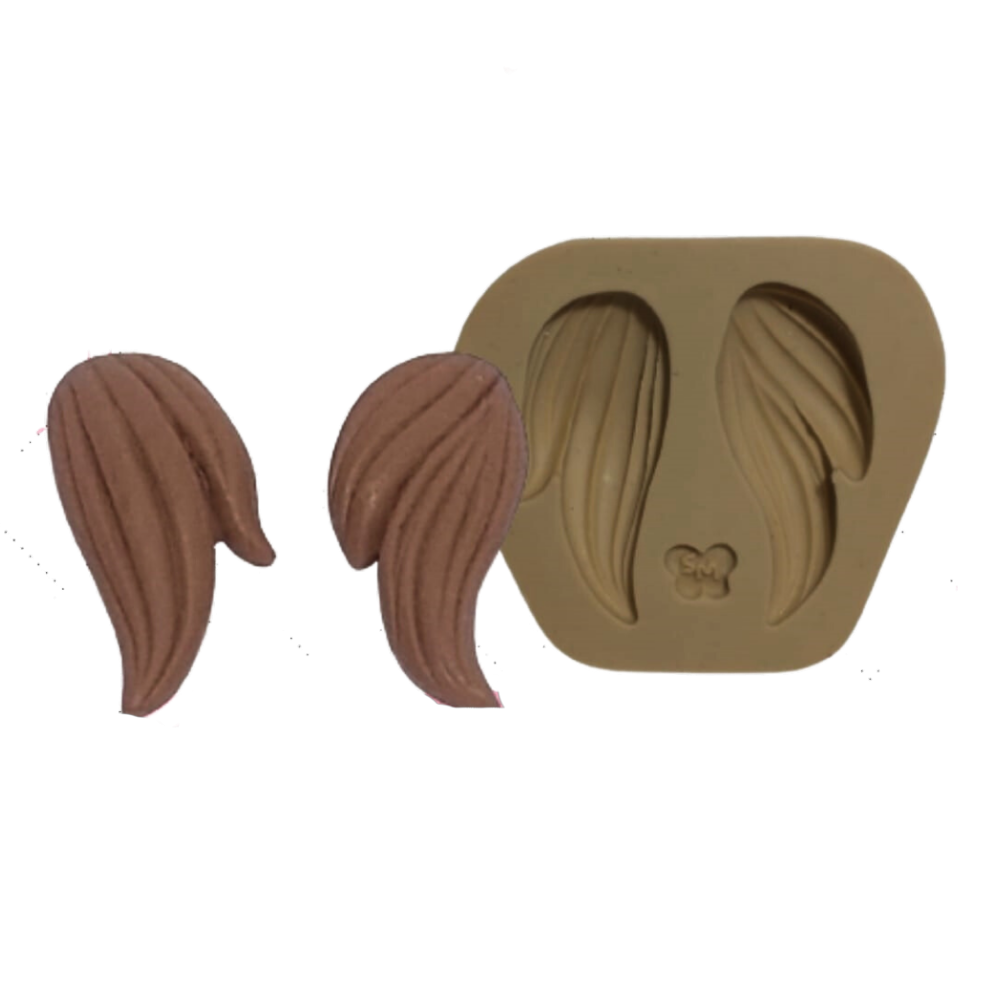 Molde de Silicone Cabelo Toy 1 - Franja e Mecha - Cód 1133 : Moldes de ...