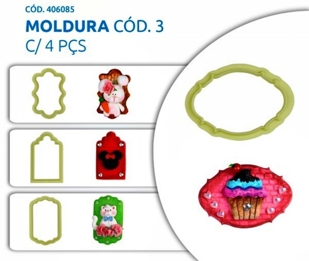 Cortador de Moldura cód 3 / 4 peças : Blue Star : Simone Moldes Cortador de Moldura cód 3 / 4 peças : Blue Star : Simone Moldes
