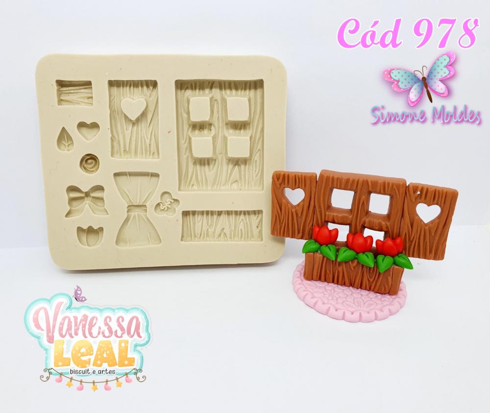 Janelinha Encantada : Moldes de Silicone - Verão : Simone Moldes