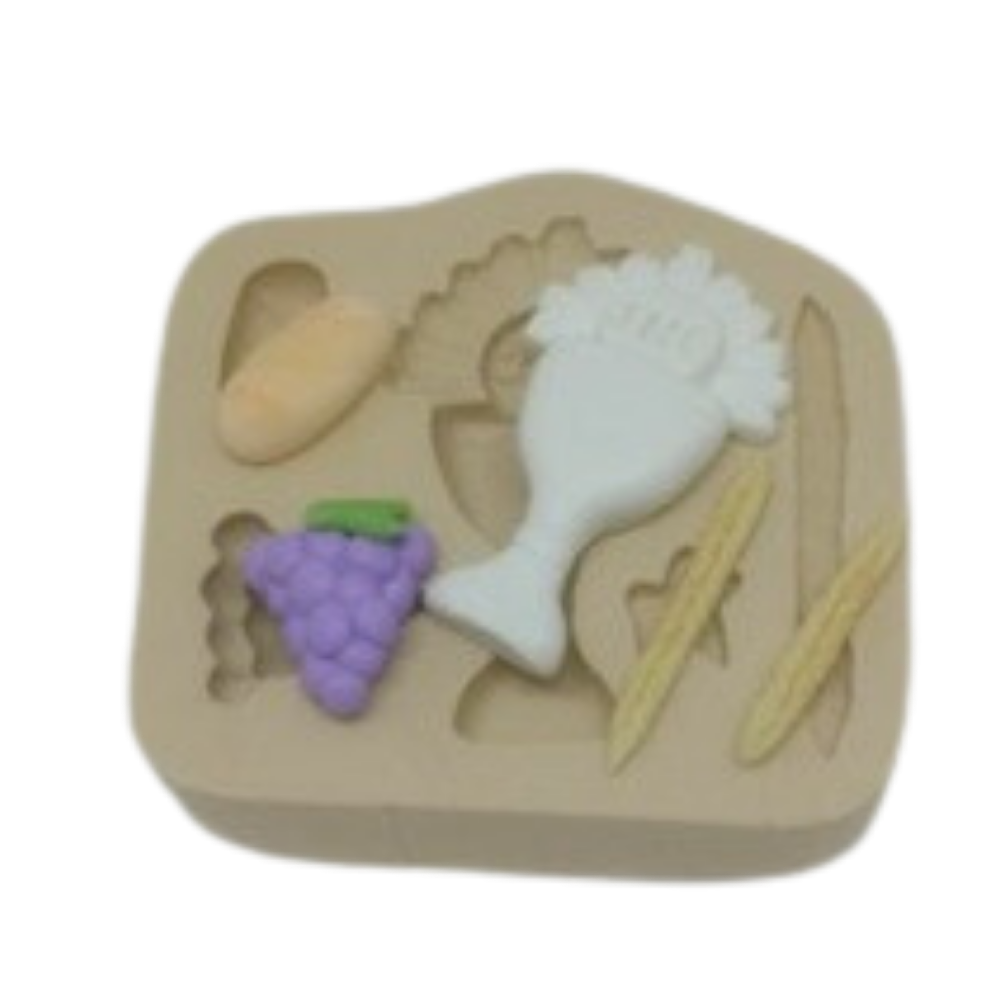 Kit Fé modelo 3 - cód 384 : Moldes de Silicone - Coleção Pierre Marinho