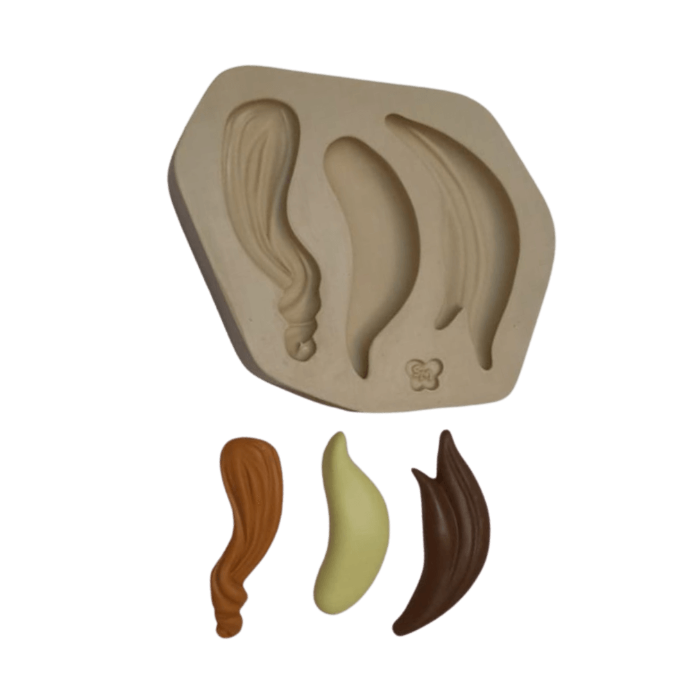 Molde de Silicone Cabelão Paixão Mechas - Cód 1195 : Moldes de Silicone ...