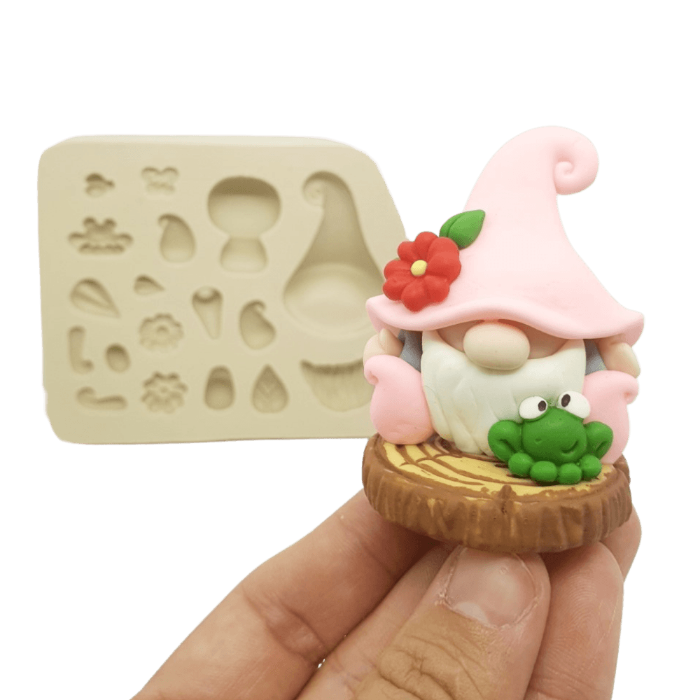 Molde de Silicone Gnomos da Van - Cód 977 : Moldes de Silicone Para ...