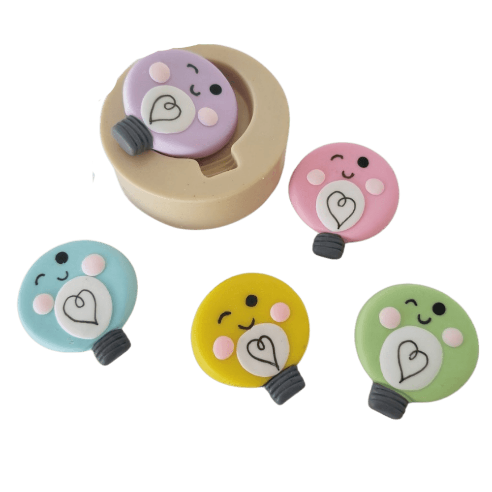 Molde de Silicone Lâmpada : Moldes de Silicone Para Artesanato e ...