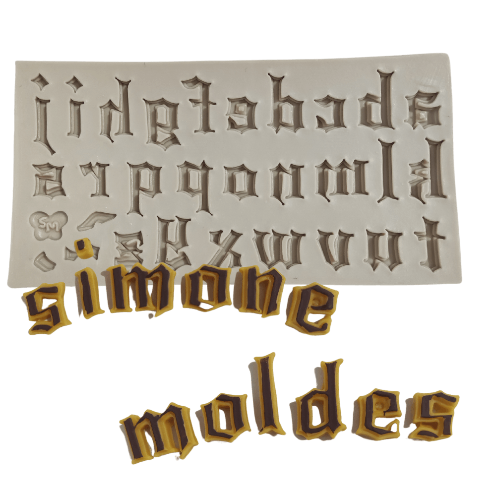Molde Alfabeto Medieval Minúsculo P Cod 293
