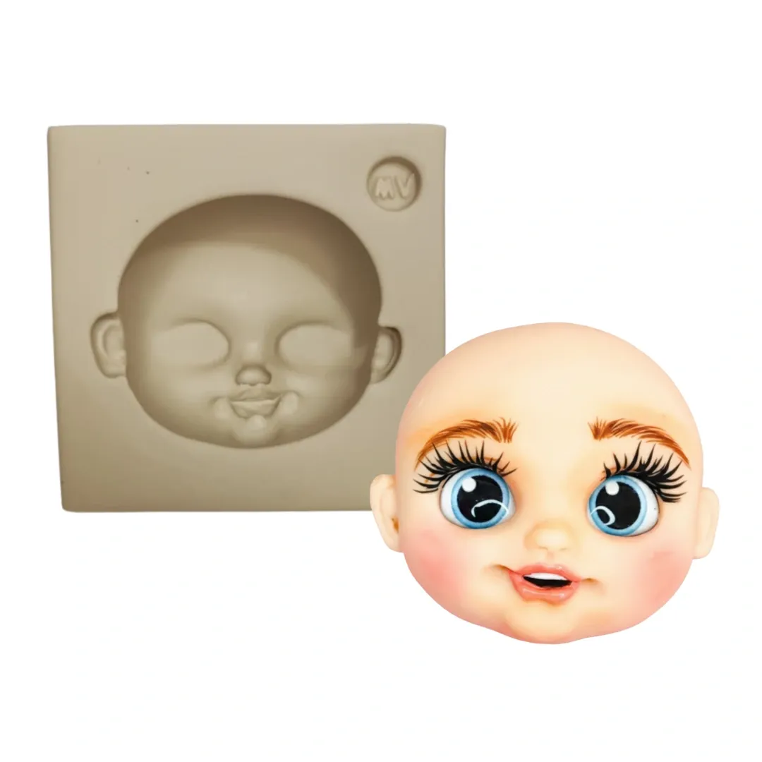 Molde de Silicone Mag Rostinho Bibi - cód 1805 : Moldes de Silicone ...
