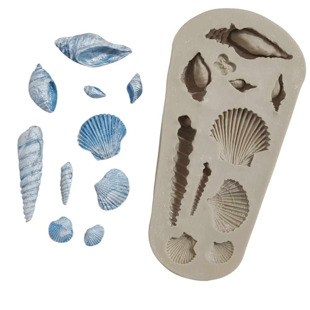 Molde kit conchas mod 5 - cod 286 : Moldes de Silicone - Coleção Simone ...