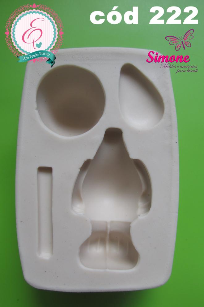 Snopaixão tradicional cód 222 : Moldes de Silicone - Coleção Ester ...