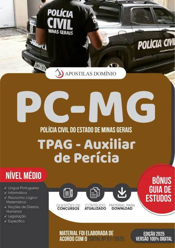 Concurso PC-MG 2026 | Editais, Inscrições, Provas, Questões, Simulados ...