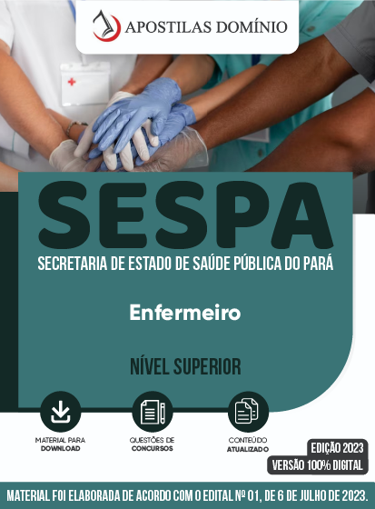 Apostila SESPA 2023 - Enfermeiro : APOSTILAS - SESPA 2023 : Apostilas ...