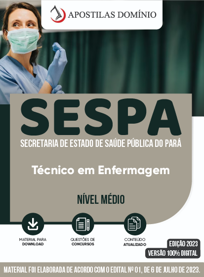 Apostila SESPA 2023 - Técnico em Enfermagem : APOSTILAS - SESPA 2023 ...