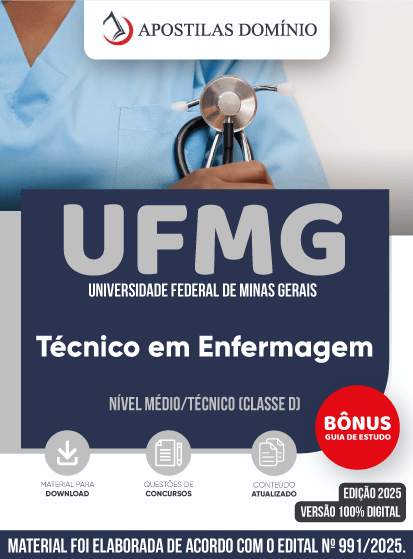 Apostila UFMG 2025 - Técnico em Enfermagem